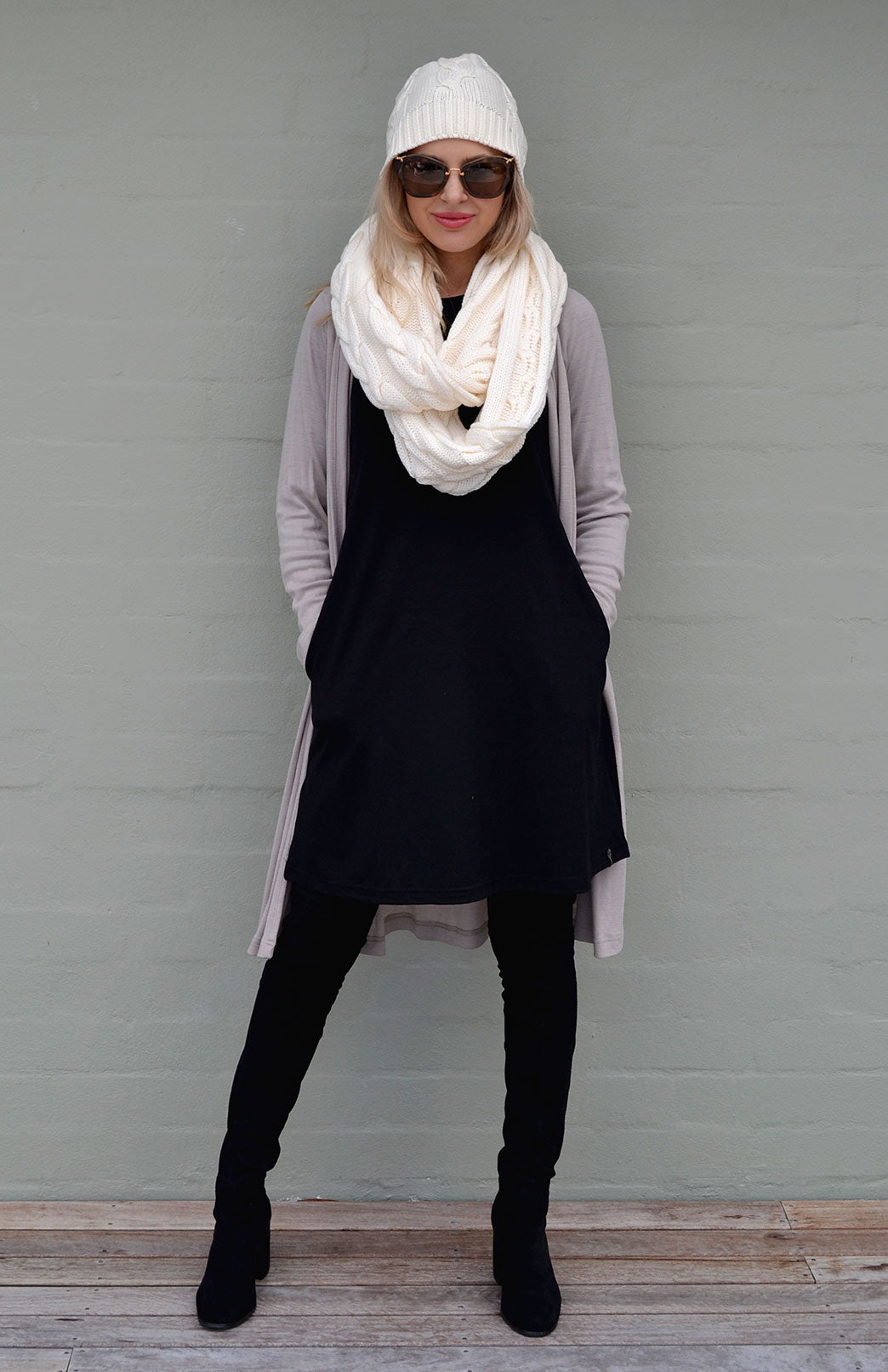 Cable Beanie - Smitten Merino