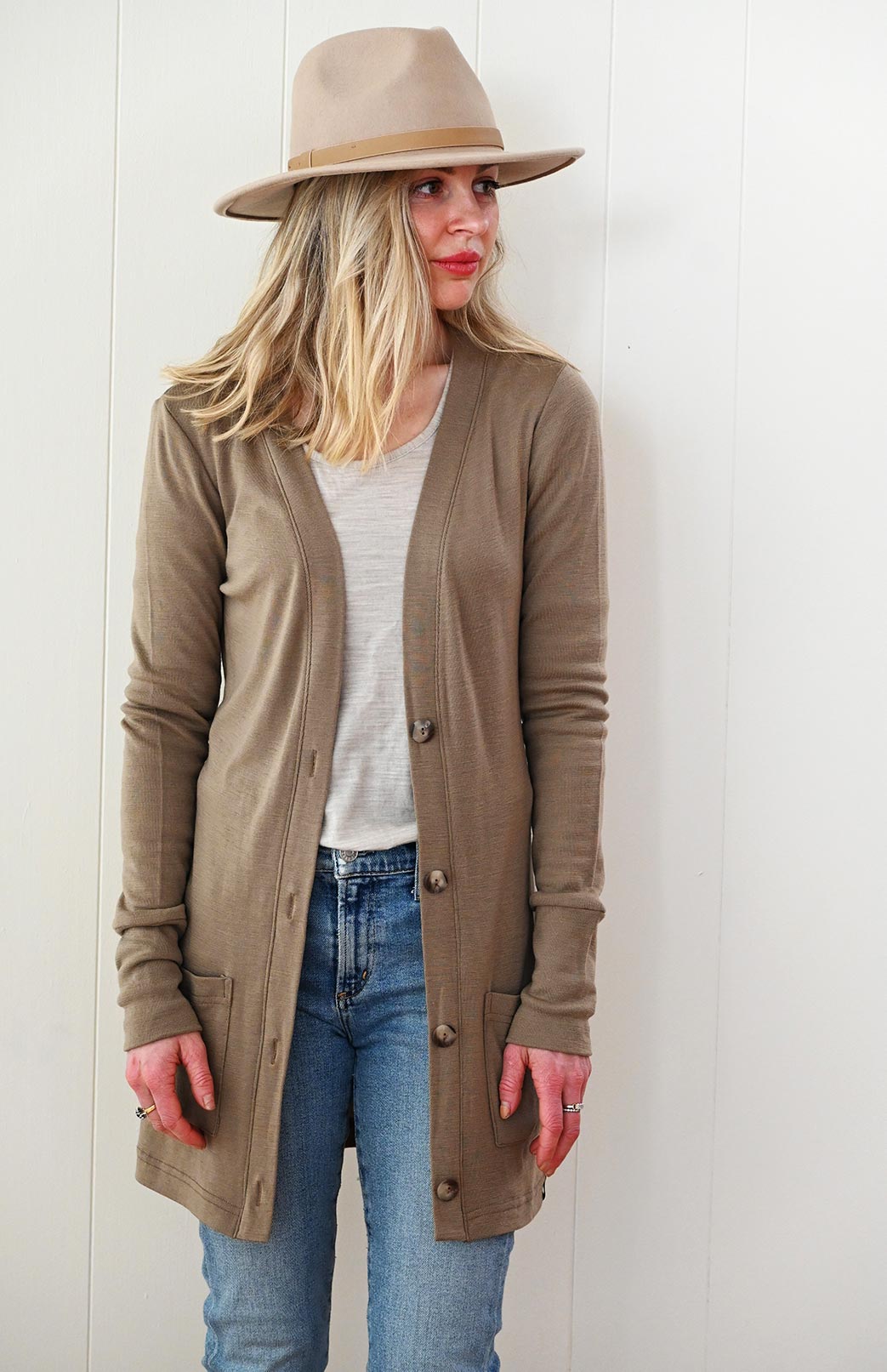 Boyfriend Merino Wool Cardigan | Smitten Merino