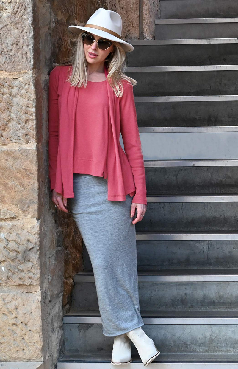 Women's Merino Wool Mini Drape Cardigan | Smitten Merino