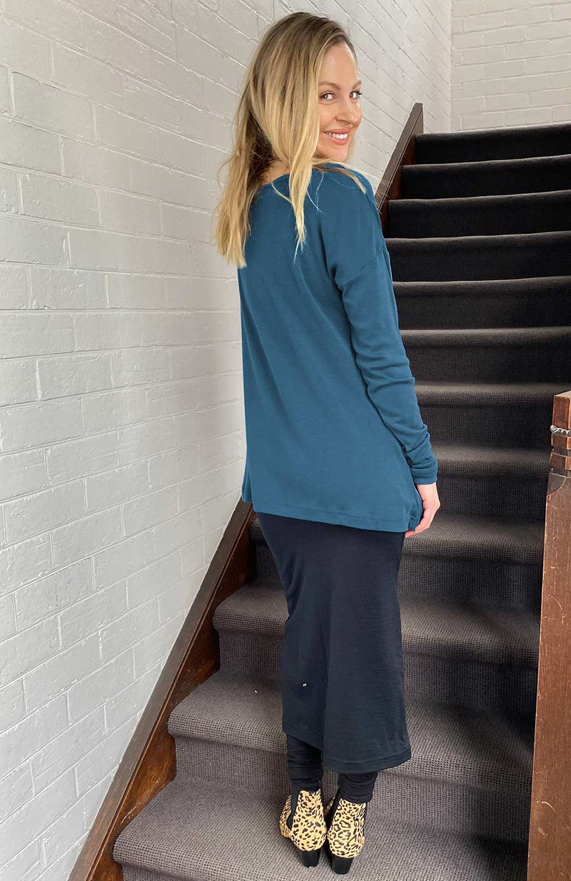 Women's Merino Long Sleeve Top | Smitten Merino