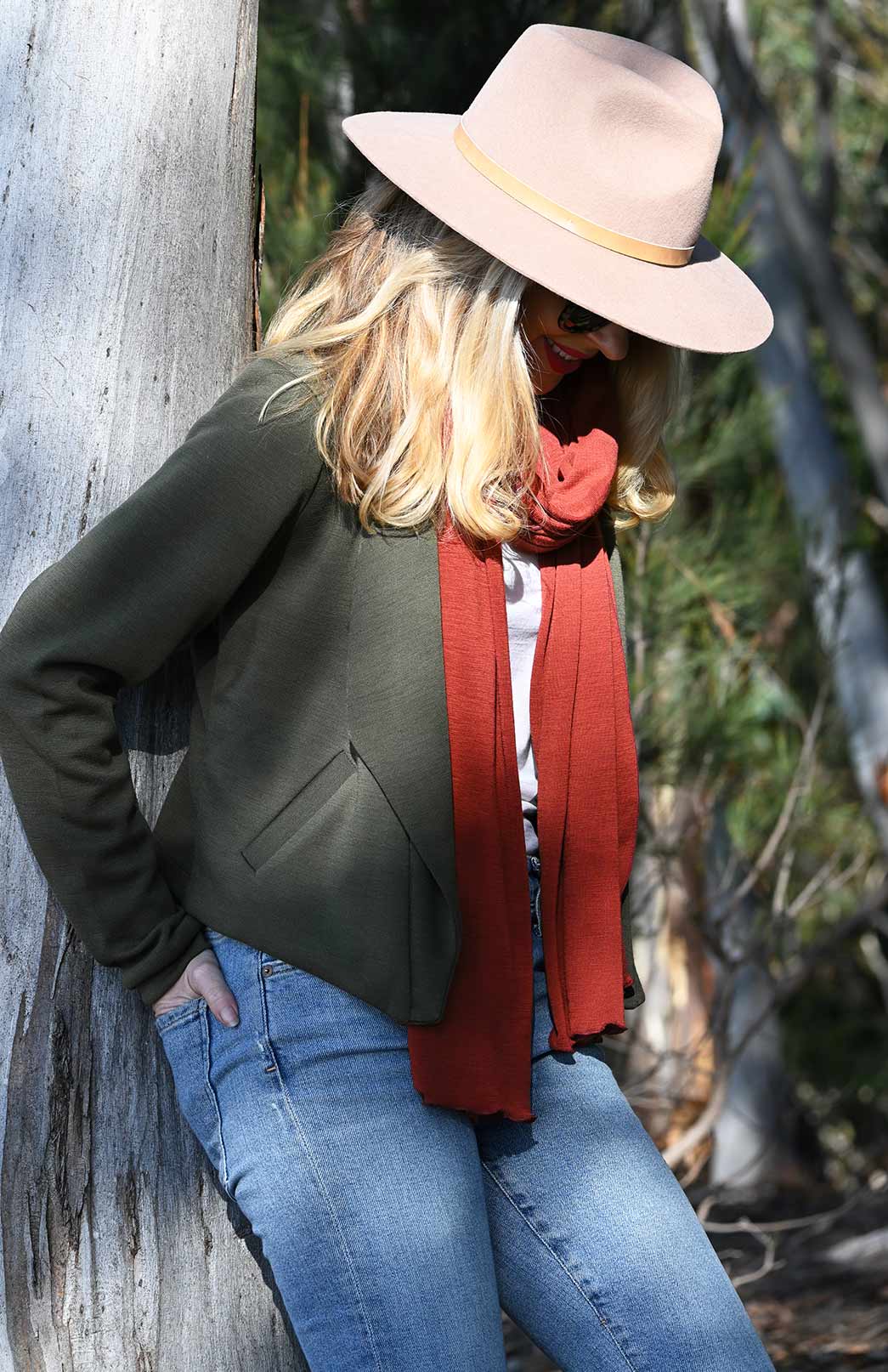 Women's Merino Wool Long Sleeve Jacket | Smitten Merino