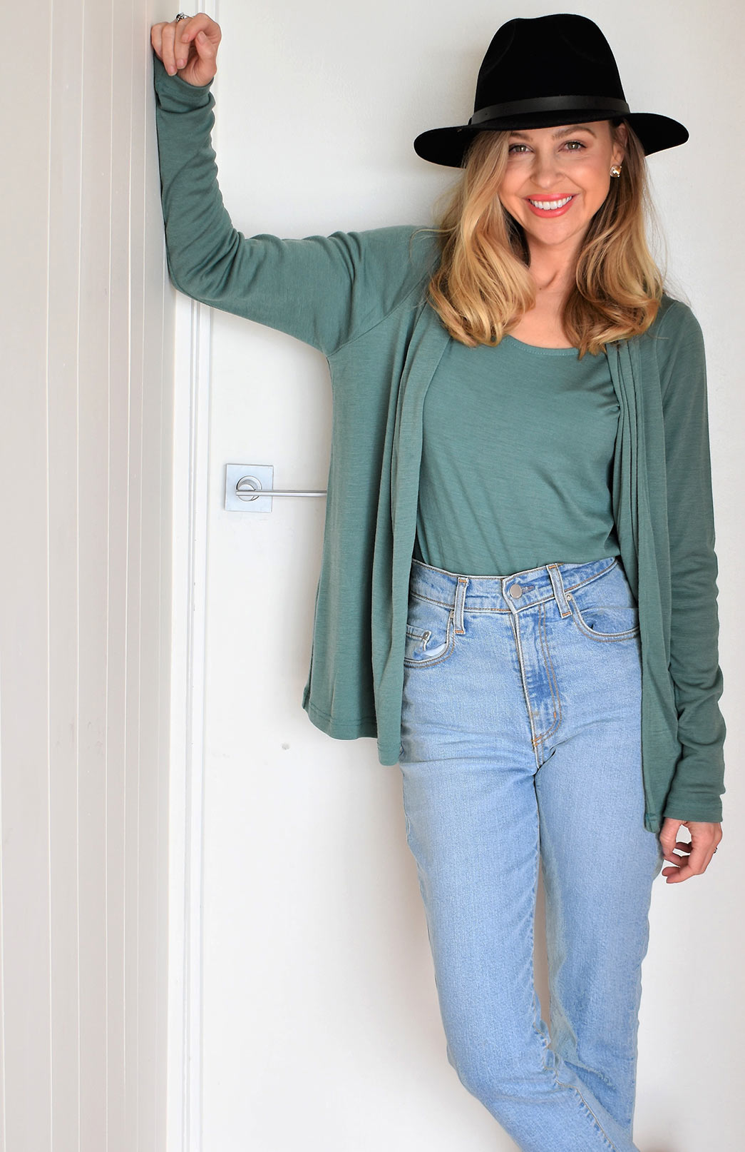 Women's Merino Wool Mini Drape Cardigan | Smitten Merino