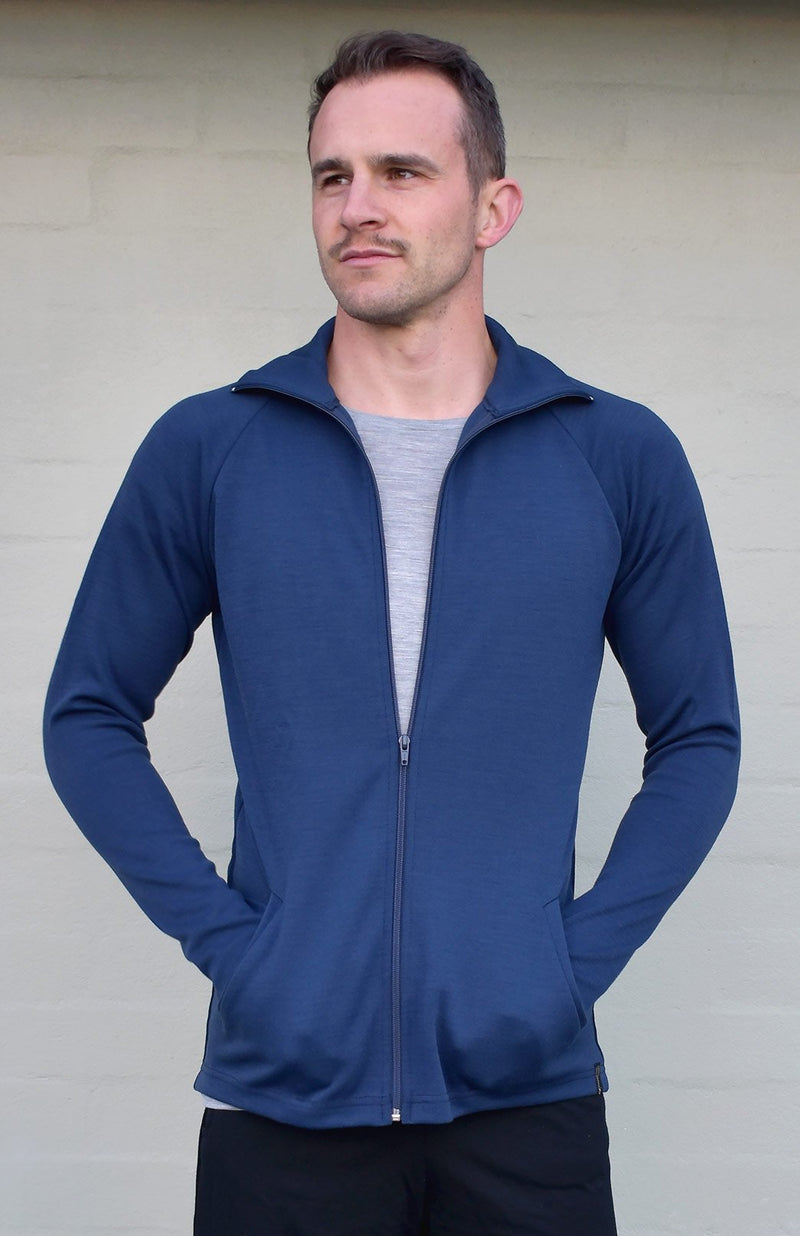 Men's Merino Wool Zip Heavyweight (360G) Jacket | Smitten Merino
